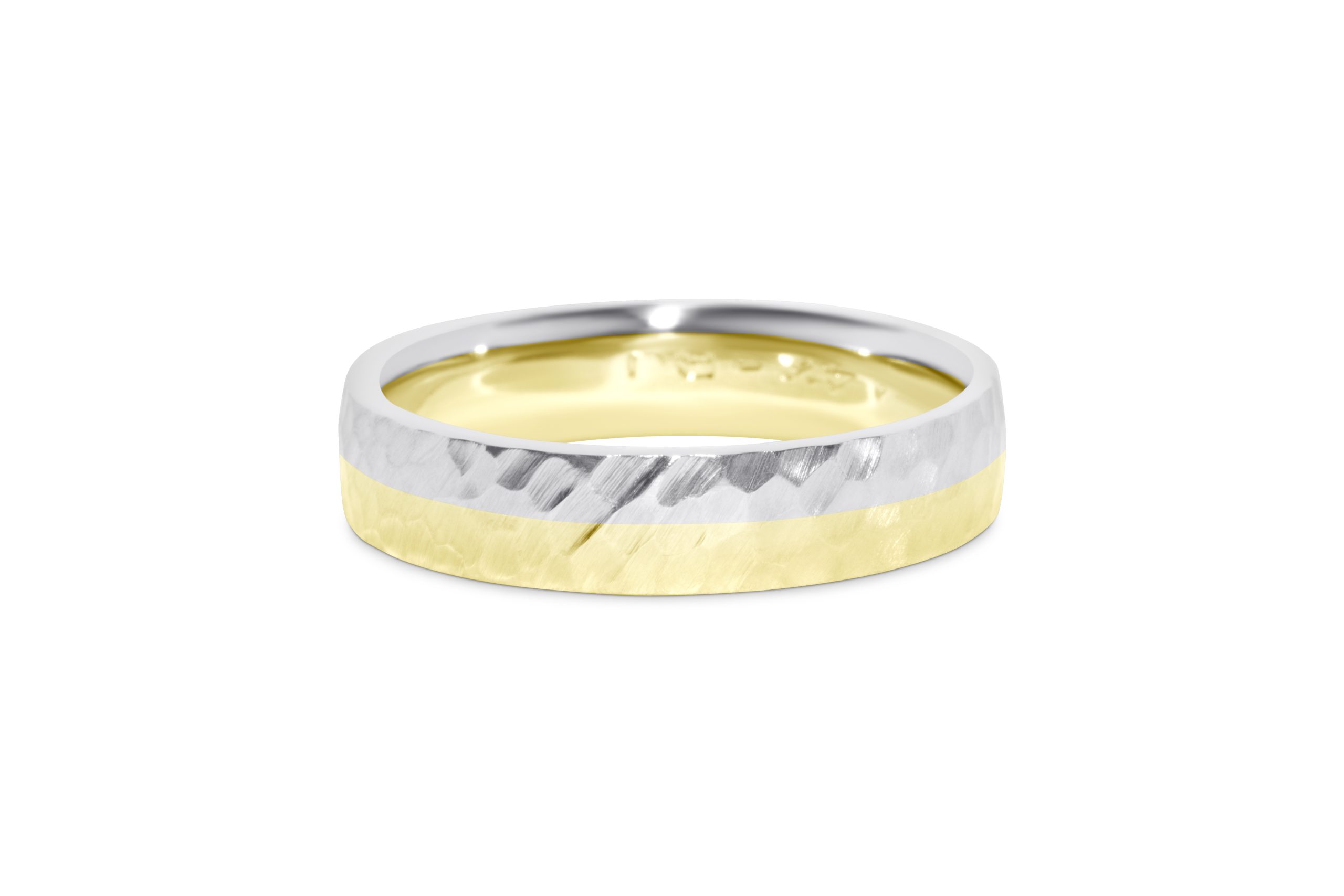 Handcrafted Two-Tone Gents Wedding Band | Rodan Jewellers | Vancouver